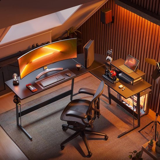 Mrs. Jones - Bureautafel - Game Tafel Hoekbureau - L-Vorm Voor Kantoor ...