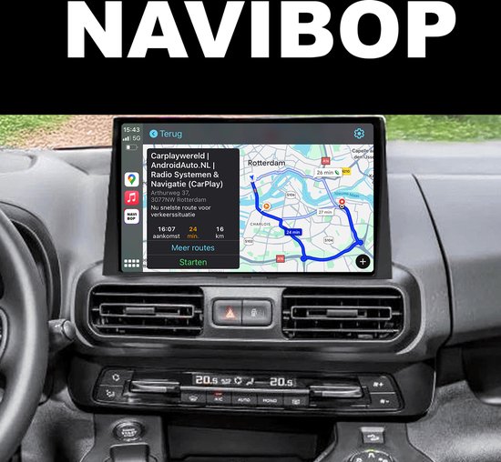 Geschikt voor Opel Rifter | Android 14.0 Autoradio | Apple CarPlay ...