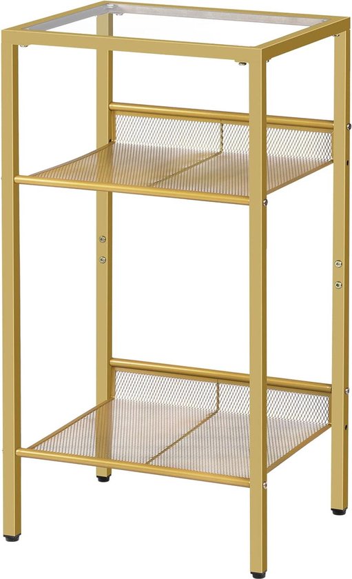 Bijzettafel goud - elegante telefoontafel - multifunctioneel - 1 stuk ...