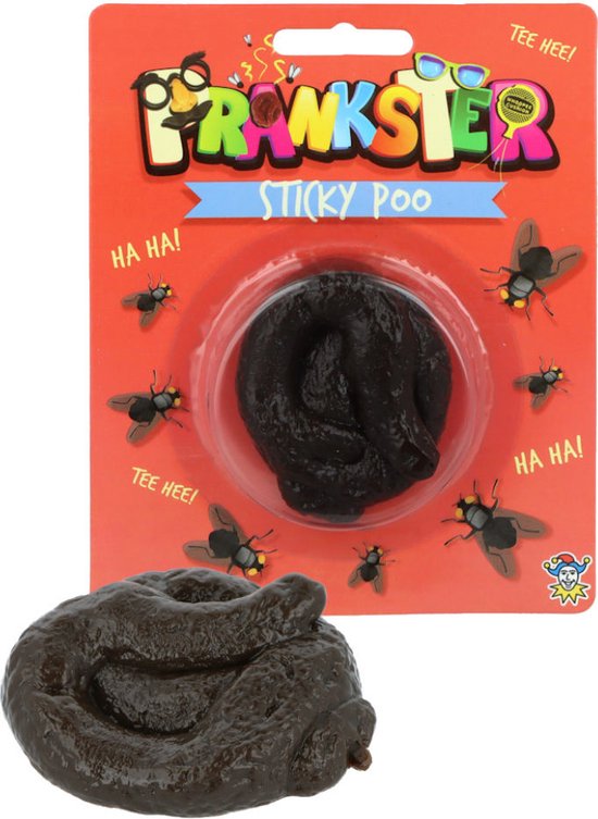 Henbrandt - Fopartikel Plakkerige Nepdrol - Sticky Poo - Plak Poep Drol ...