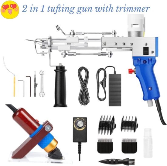 Tufting Gun Beginnerspakket - Borduurmachine 2 in 1 - Naaimachine ...