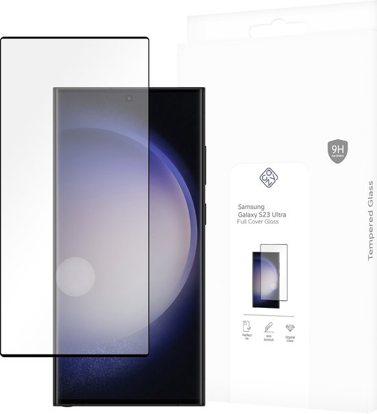 Cazy Screenprotector geschikt voor Samsung Galaxy S23 Ultra - Screenprotector Full... | bol