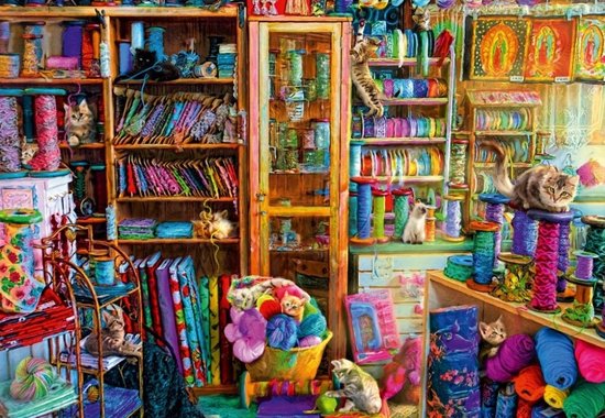 Bluebird Puzzle legpuzzel Kitty Heaven - 1000 stukjes katten. | bol