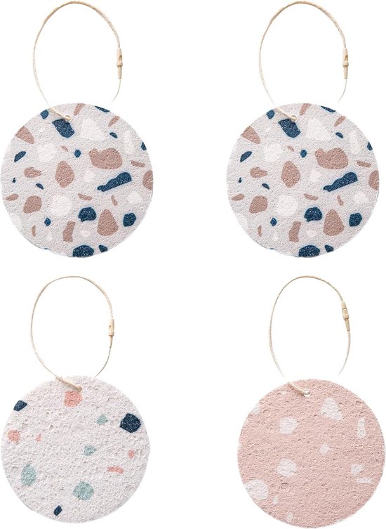 SNQ 4 Pak Afwas Spons - Keuken Spons Van Houtvezel- Samengeperste Spons ...