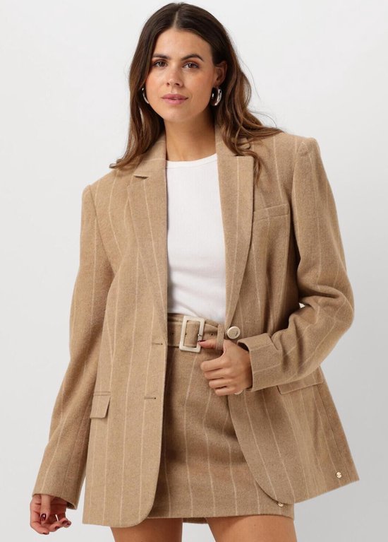 JOSH V Sadie Blazers Dames - Camel - Maat L | bol