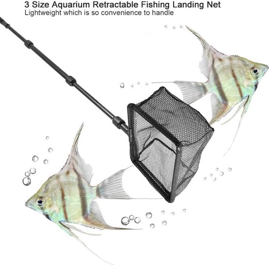 Opvouwbaar Intrekbaar Visnet Aluminium Aquariumnet - Drijvend ...