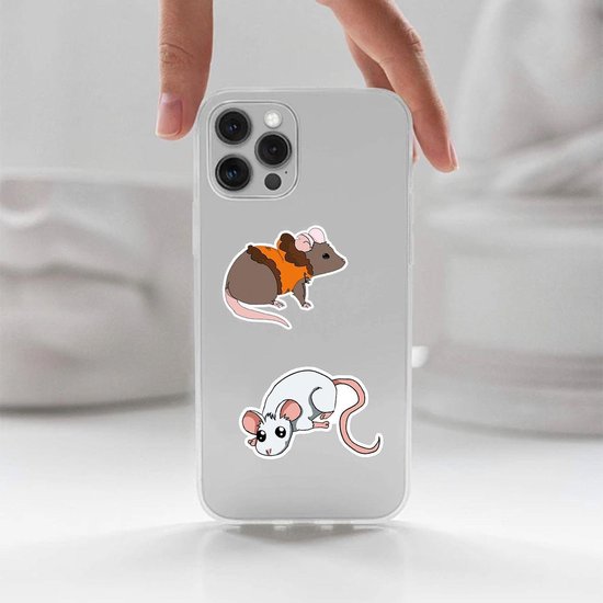 Pack of 100 cartoon mouse stickers - cute stickers for children ...