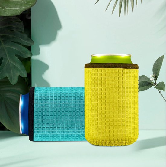 Tin Covers Neoprene Cooler Beverage Stand Non-Slip Insulation for Beer ...