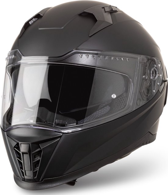 VINZ Perez Integraalhelm met Zonnevizier | Scooterhelm & Motorhelm ...