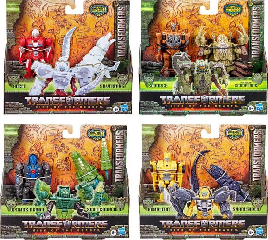 Hasbro TRANSFORMERS MOVIE 7 DOUBLE FIGURE PACK 11cm | bol