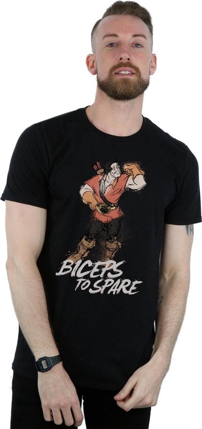 Disney Heren Beauty And The Beast Gaston Biceps To Spare T-Shirt | bol