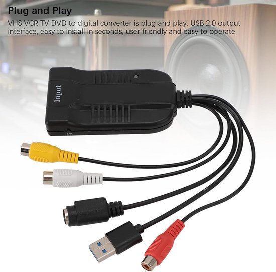 Video Capture Card USB HDMI Composite S-Video naar PC Opnameapparaat ...