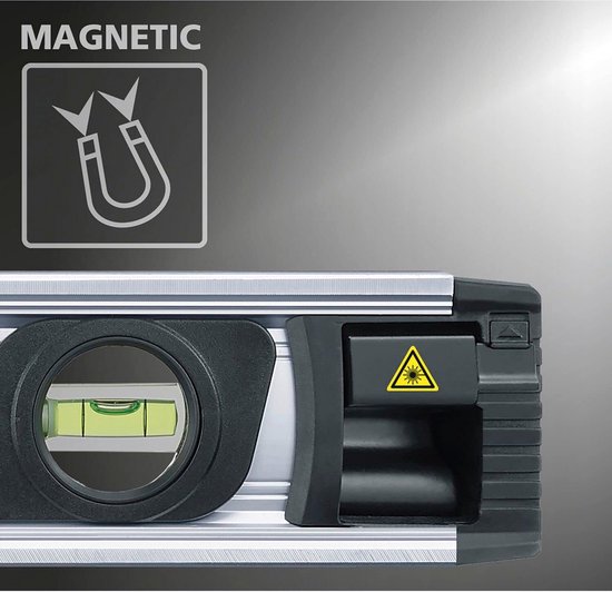 Digitale Waterpas met Groene Laser en Magneet - 80 cm Aluminium Libel | bol