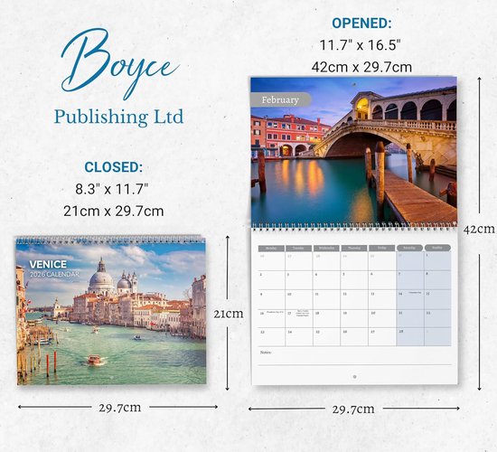 Wandkalender 2026 - Maandkalender Notities - Planning Bijhouden - Grote ...