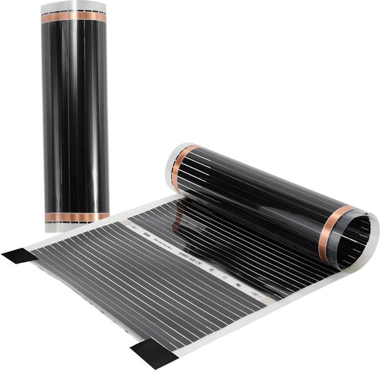 Elektrische Infrarood Vloerverwarming Folie 2m x 0.5m - Dunne ...