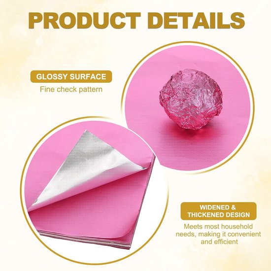 Foil Candy Wraps - 15 x 5 inch - 100 Pcs - Square Fine Grid Aluminum ...