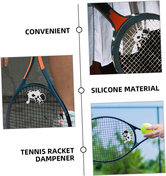 Tennis Racket Dempers - Schokabsorbers - Effectief Dempen - Schattig ...