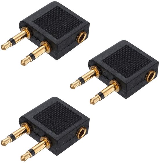 Airline Adapter 3 Pieces, Airline Adapter Gold Plated, Airline Airplane ...