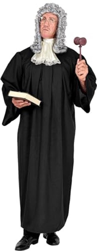 Kostuum Rechter met Toga en Jabot voor Themafeest en Carnaval | bol