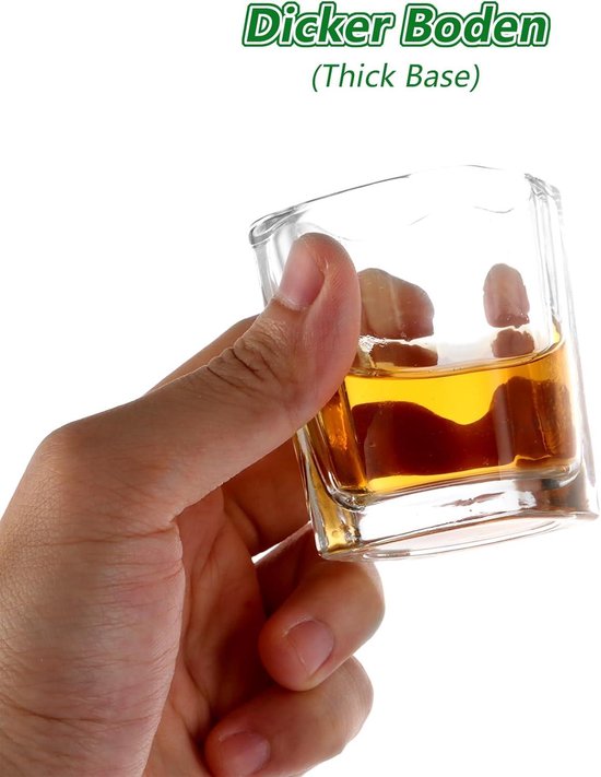 24 verres à shooter 60 ml - verres à shot carrés pour Tequila, vodka ...