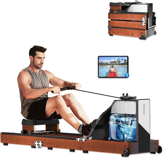 Opvouwbare Roeimachine met Waterweerstand en 5 Niveaus - Ideaal voor ...