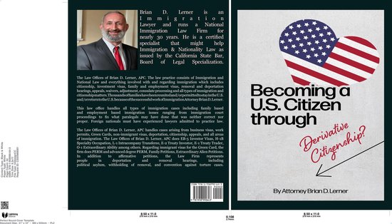 Becoming a U.S. Citizen through Derivative Citizenship (ebook), Brian D ...