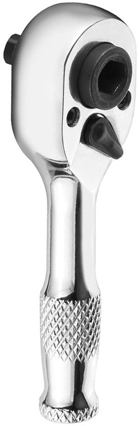 Stubby ratchet wrench, 1/4" drive ratchet handle, 72 tooth double head ...