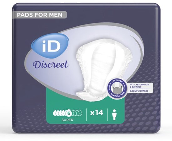 iD Discreet Incontinentie Pads voor mannen | bol