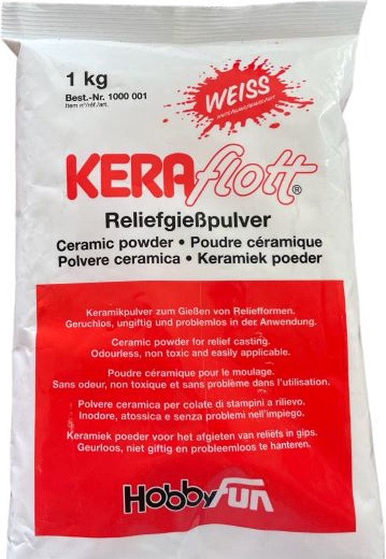 Gips en/of keramiek poeder Kera flott 1 kg | bol