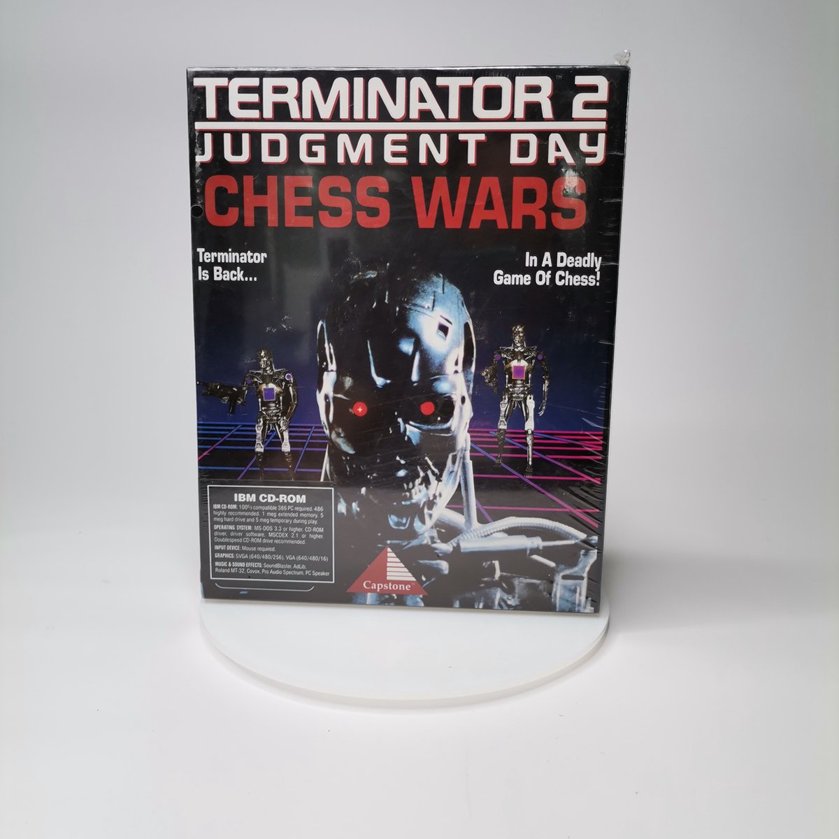 Vintage Collector Pc Game Terminator 2 Judgement Day Chess war | Jeux ...