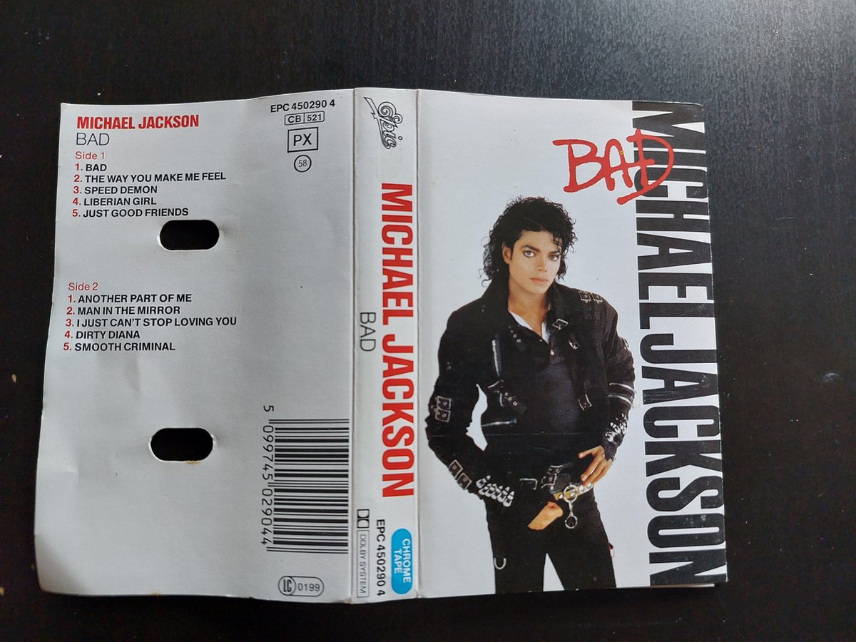 Michael Jackson - Bad (cassettebandje), Michael Jackson | Muziek | bol
