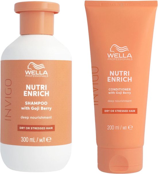 Wella Invigo Nutri Enrich Shampoo 250ml + Conditioner 200ml | bol
