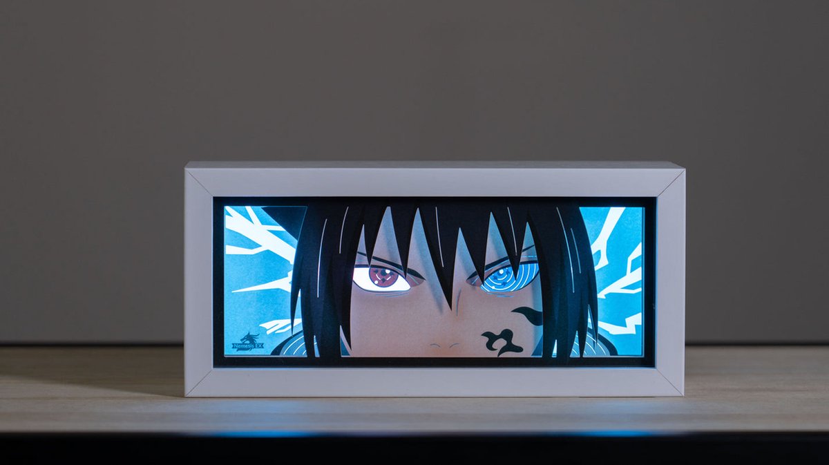 Nemesis EX - Sharingan & Rinnegan Sasuke - Light Box - Lamp - Anime | bol