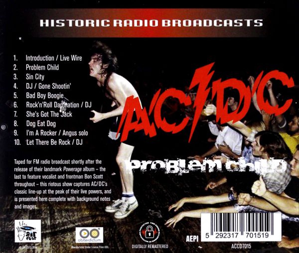 Ac/Dc - Problem Child, DC | CD (album) | Muziek | bol