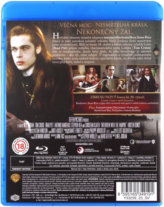 Interview with the Vampire: The Vampire Chronicles [Blu-Ray] (Blu-ray ...