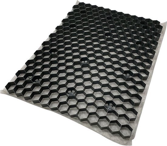 Grindmat Gravel Fix Lite - ca. 60x80 cm - 0,46 m2 - Grijs | bol