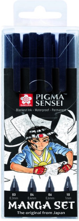 Sakura Pigma Sensei Manga set | bol