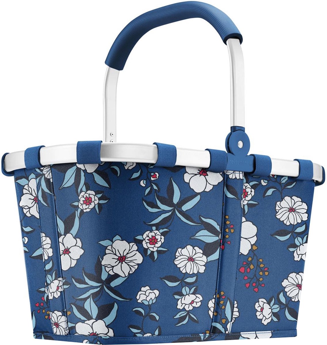 Reisenthel Carrybag Boodschappenmand - 22L - Garden Blue Blauw | bol