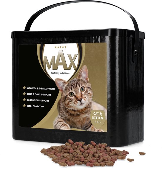 Max Kat en Kitten - Super Premium Plus voeding – Dierenvoeding met ...