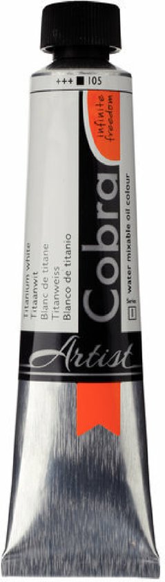 Cobra Artist olieverf 105 titaanwit 40 ml | bol