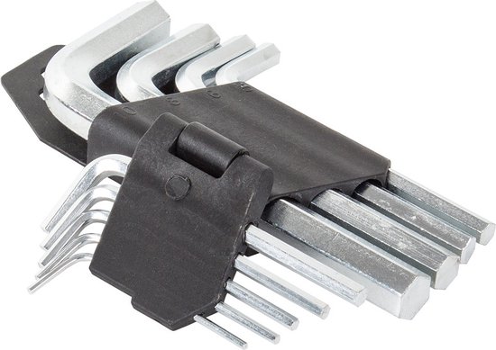 Inbussleutel set - 9-delig - Zilver | bol