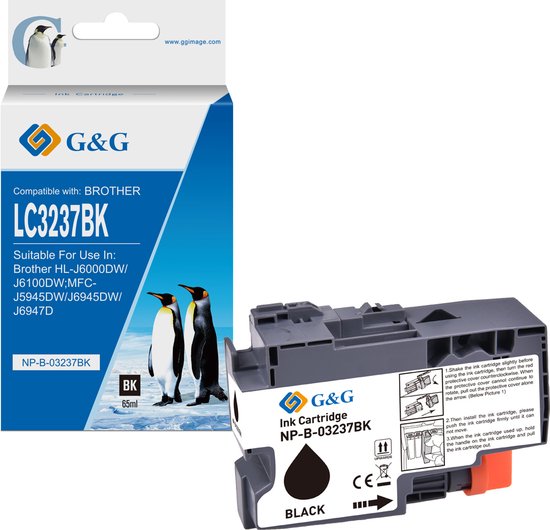 G&G Huismerk LC3237 inktcartridge Alternatief voor Brother LC-3237 ...