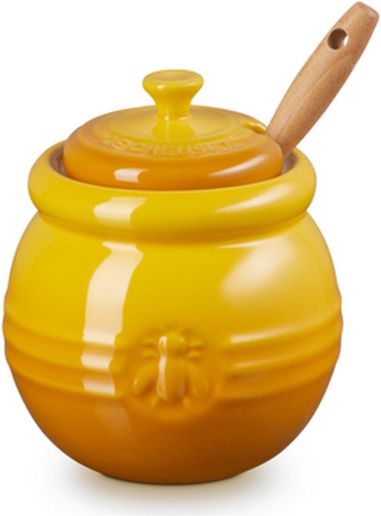 Le Creuset Honingpot in Aardewerk met Honinglepel Nectar | bol