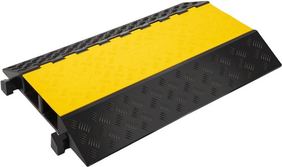 2-kanaals kabelbrug, kabelmat, kabelbescherming van PVC en rubber | bol.com