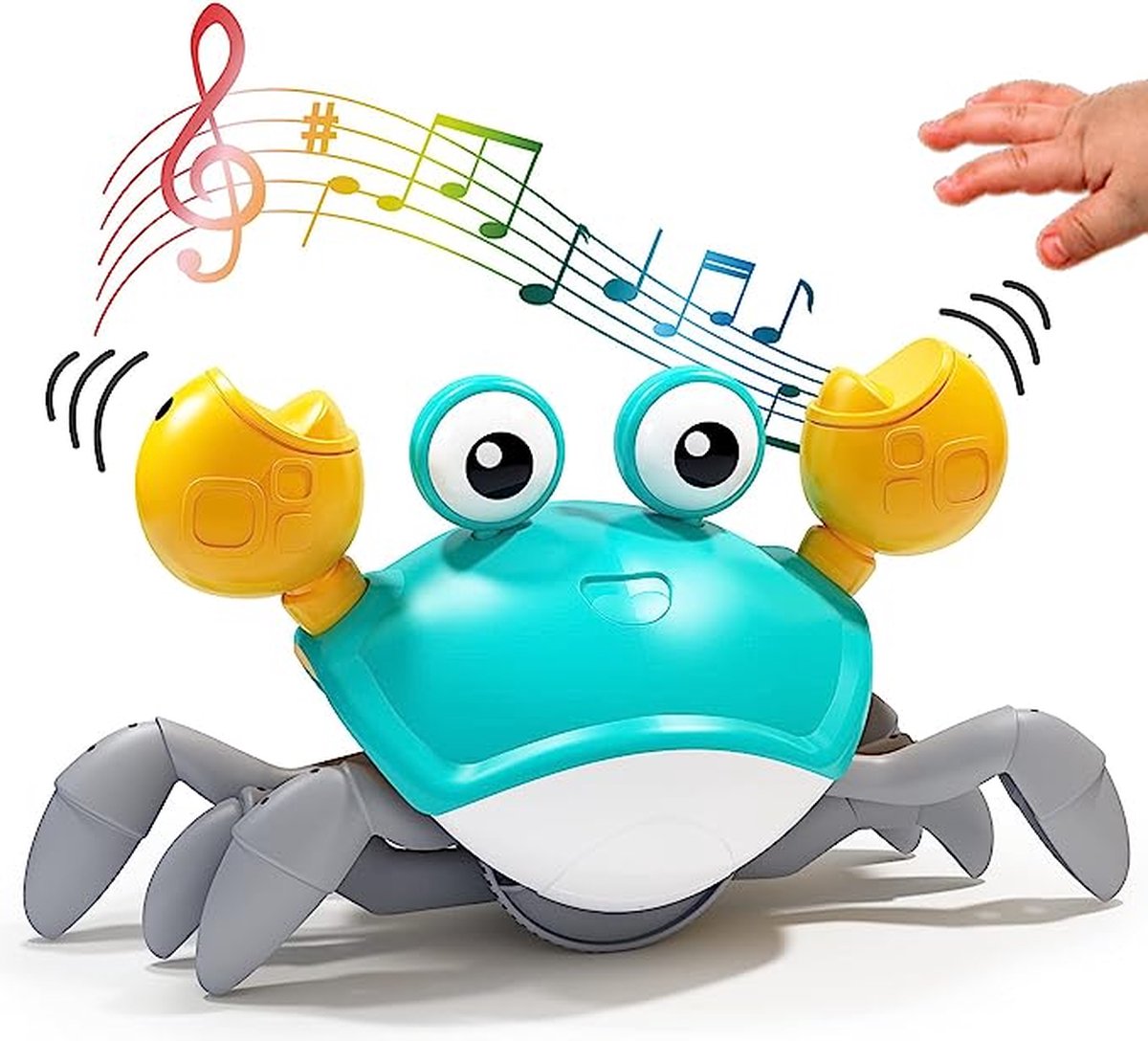 Lopende Krab - Walking Crab - Tummy Time - Babyspeelgoed - Motoriek ...