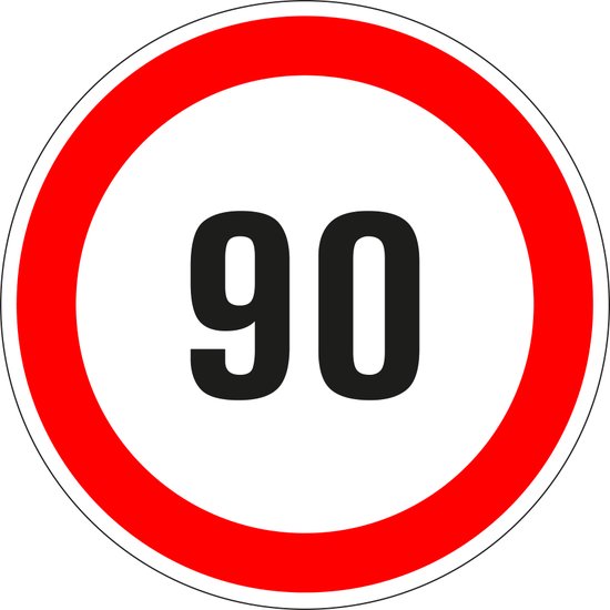 90 bord - kunststof 100 mm | bol