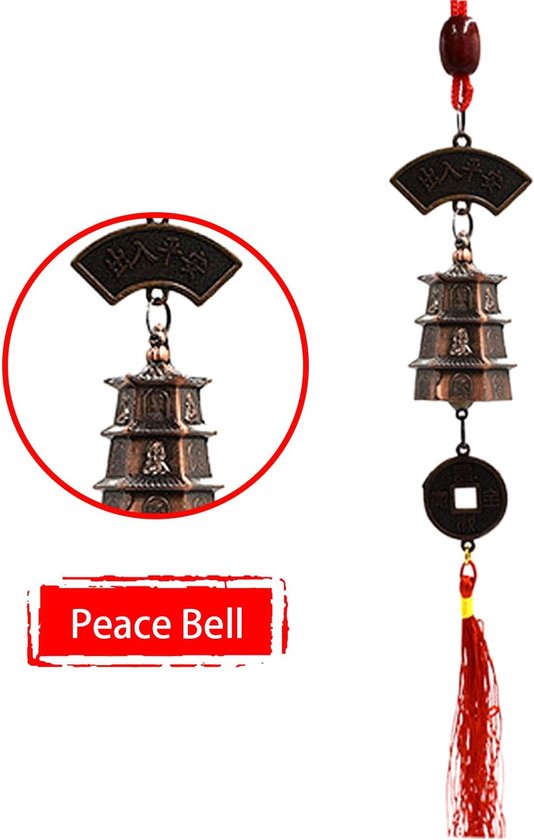 4 stks Wind Chimes Bell Feng Shui Bell, Sipiris Wind Bells Vintage ...