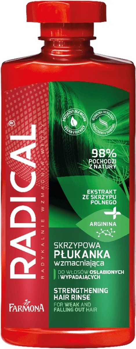 Radical paardenstaart versterkende spoeling voor haar 400ml | bol