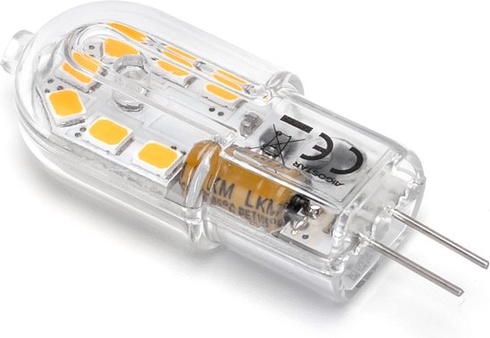 Aigostar - LED G4 - 1,7W vervangt 18W - 3000K warm wit licht - 45x16mm | bol
