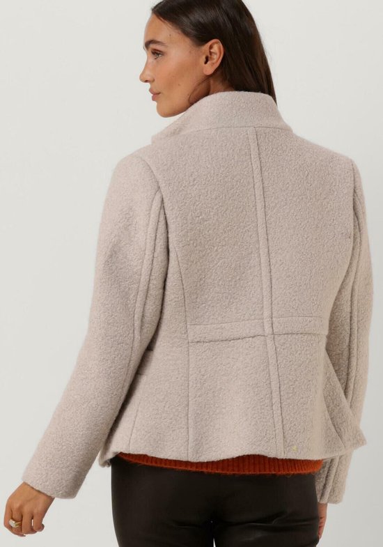 Giacomo The Jacket 6519542 Jassen Dames - Winterjas - Ecru - Maat L | bol